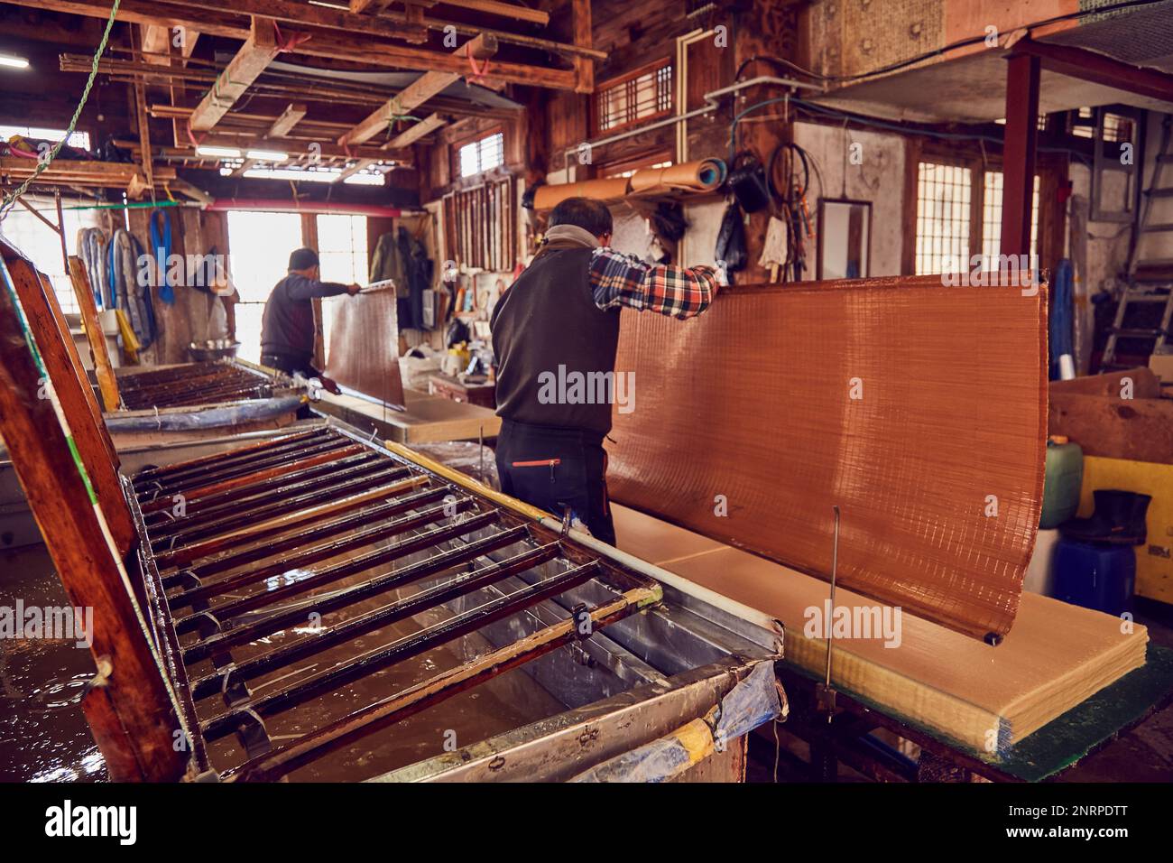 Hanji, traditional Korean paper, paper doll handmade from mulberry ...