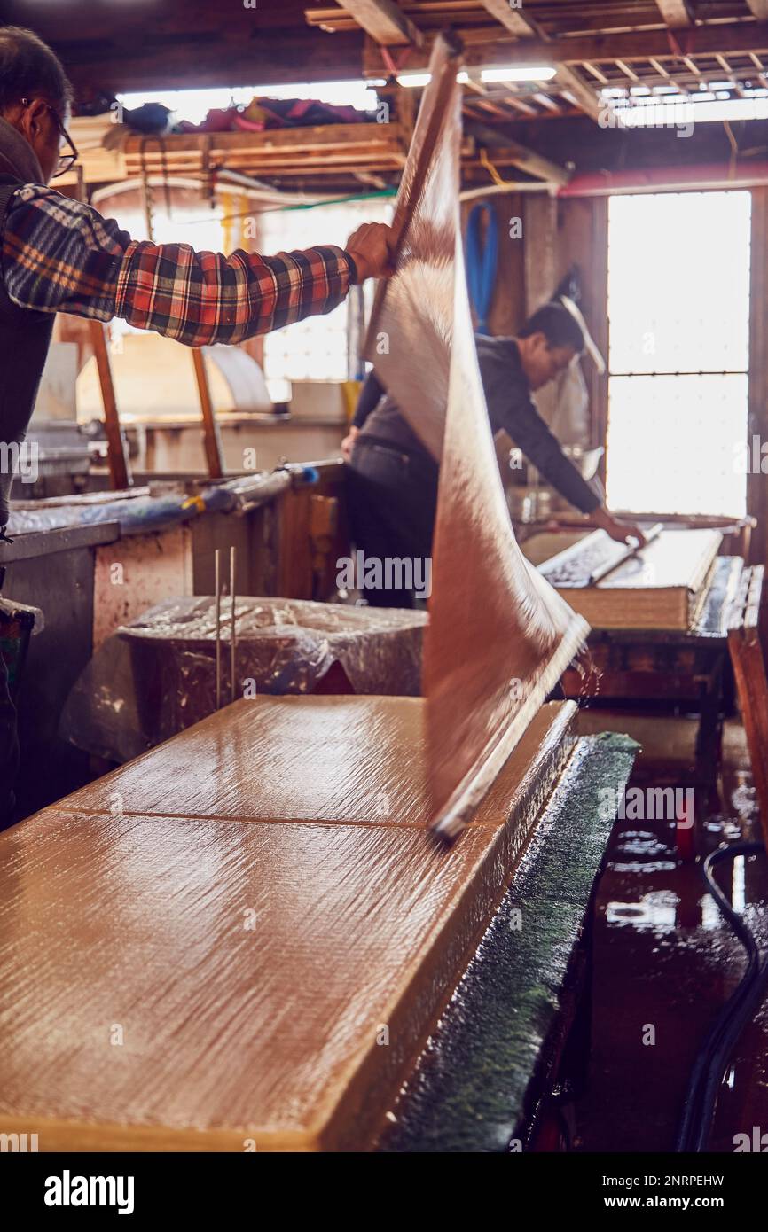 Hanji, traditional Korean paper, paper doll handmade from mulberry ...