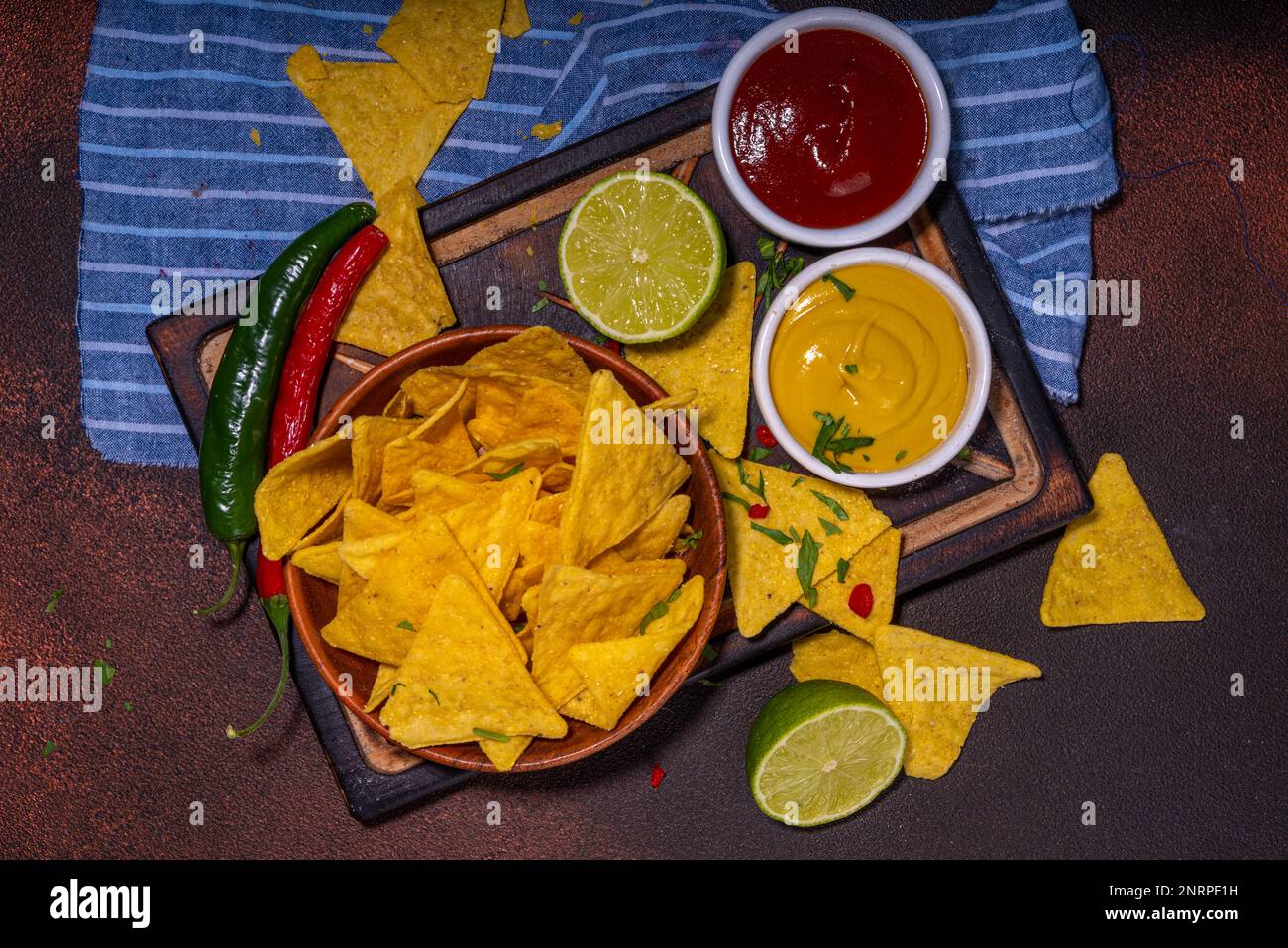 Traditional Mexican street food, fast food background, corn Taco ...