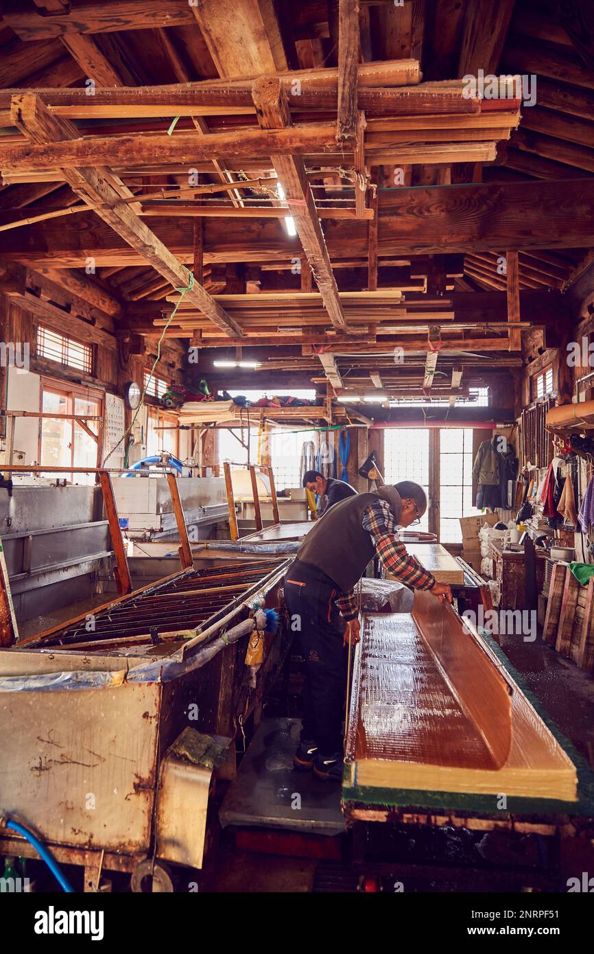 Hanji, traditional Korean paper, paper doll handmade from mulberry ...
