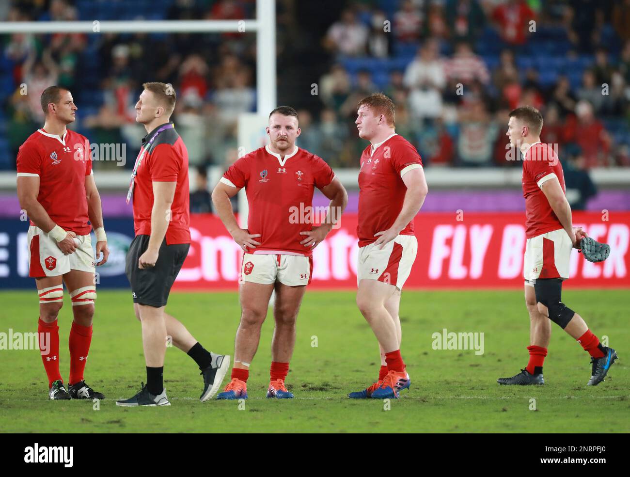 Members of Wales are disappointed with losing the 2019 Rugby World Cup ...
