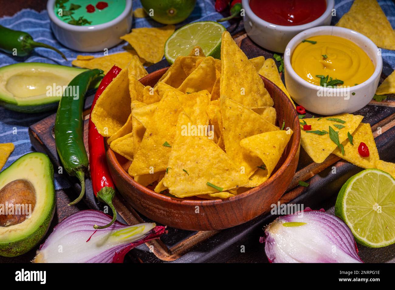 Traditional Mexican street food, fast food background, corn Taco ...