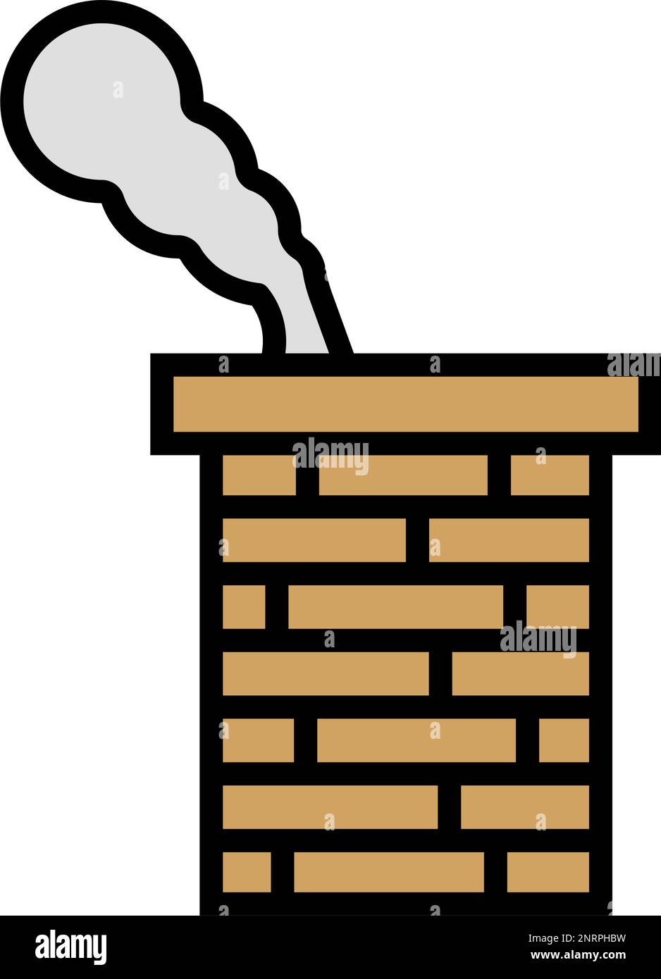 Chimney stack architecture Stock Vector Images - Alamy