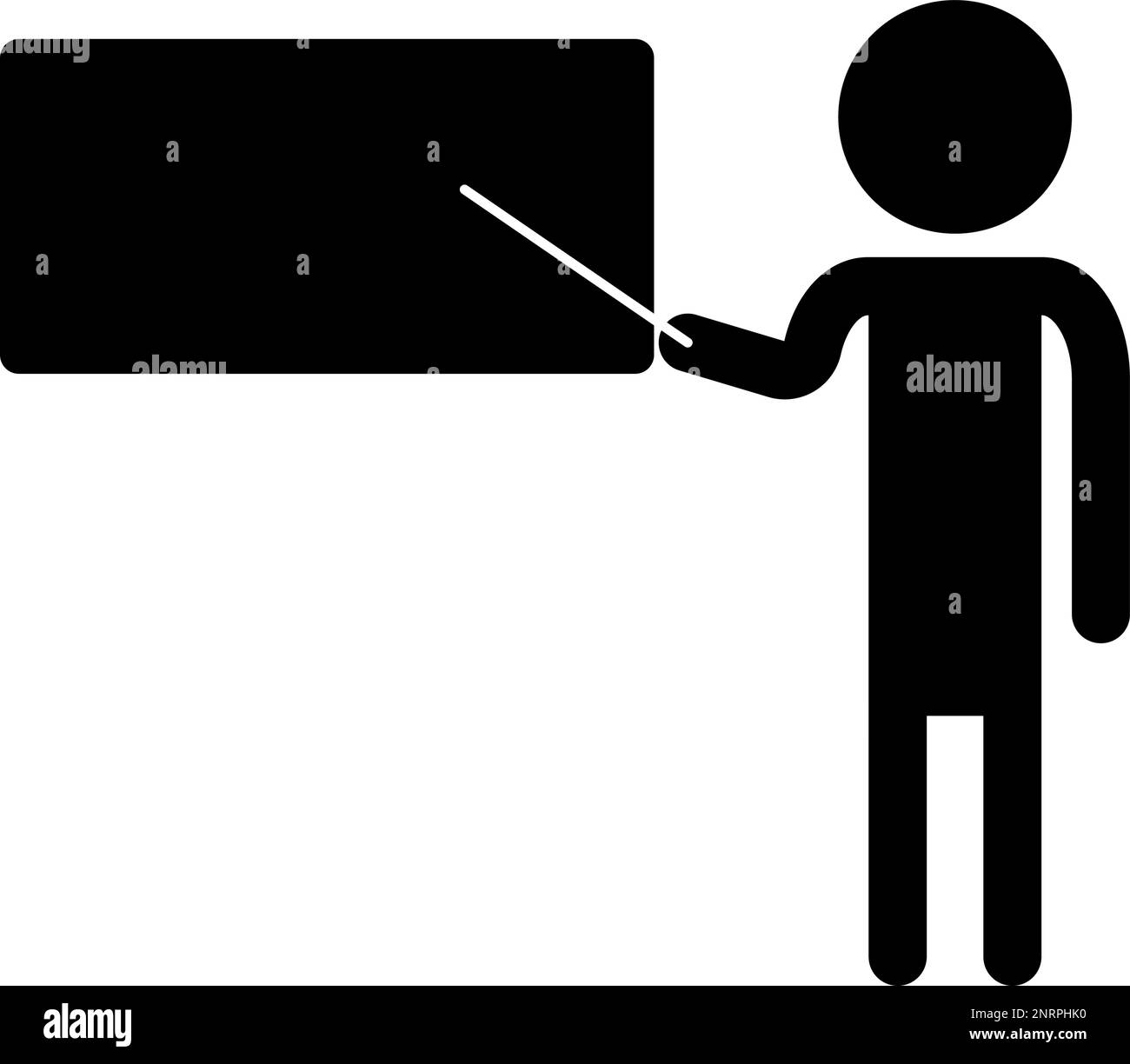 Teacher silhouette icon. Explanation and description of the class ...