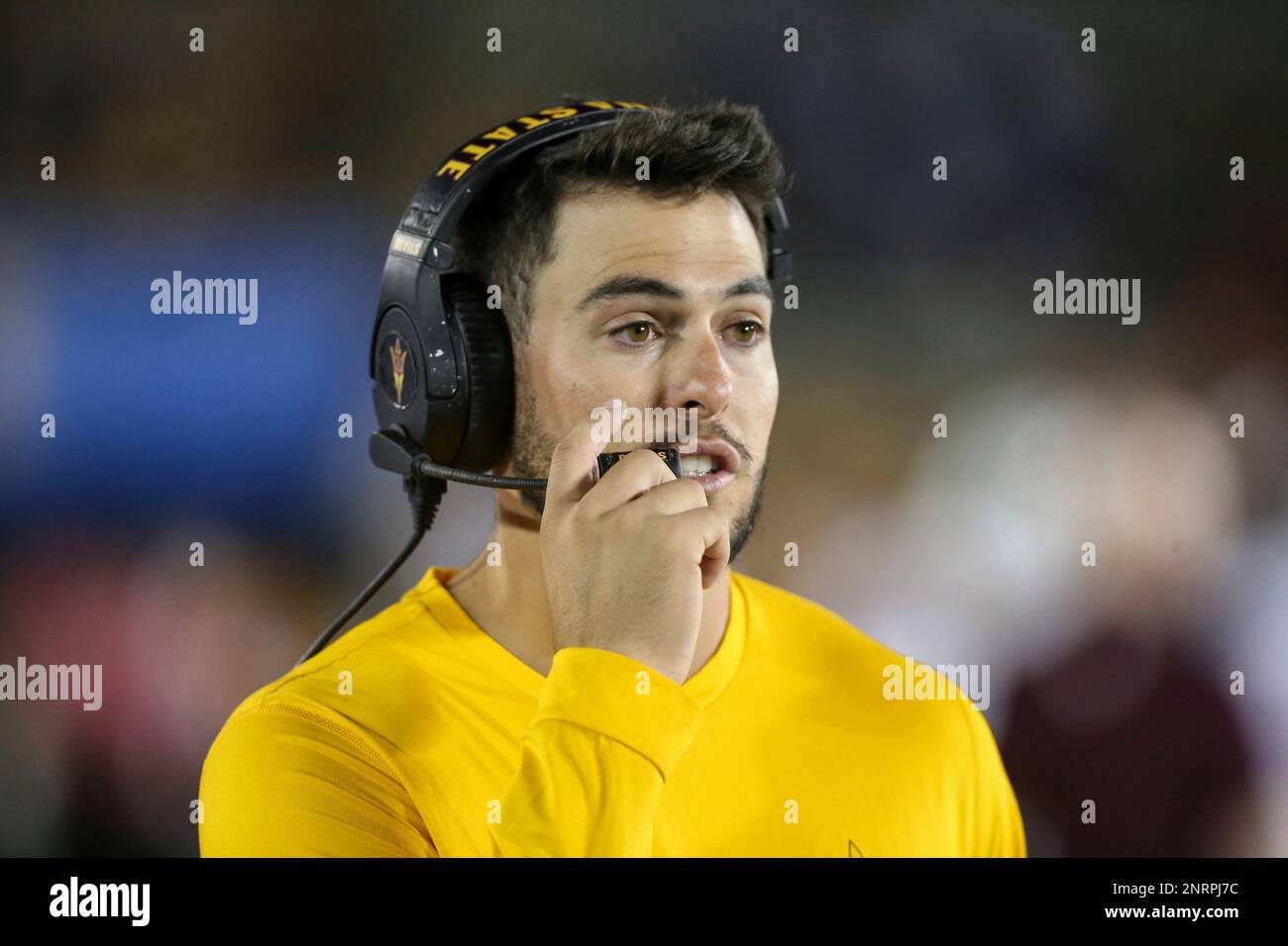 October 26, 2019 Pasadena CA,..Arizona State Sun Devils coach Mike ...