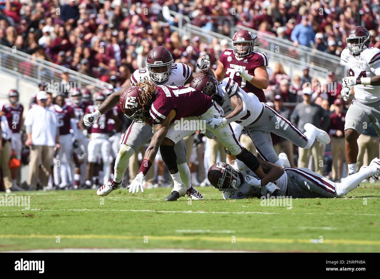 COLLEGE STATION, TX - OCTOBER 26: Texas A&M Aggies wide receiver ...