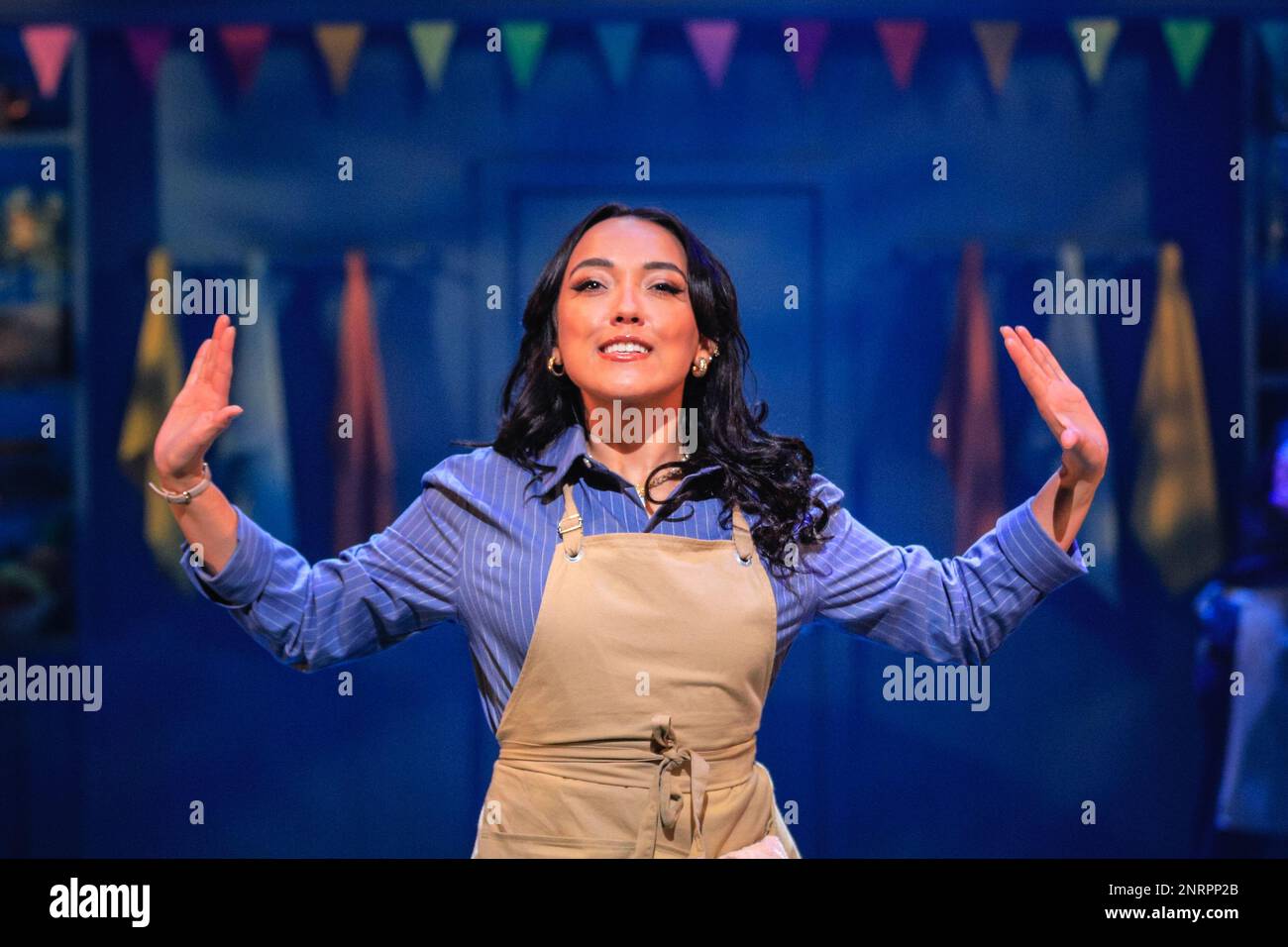 London, UK. 27th Feb, 2023. A scene from the new musical with Grace ...