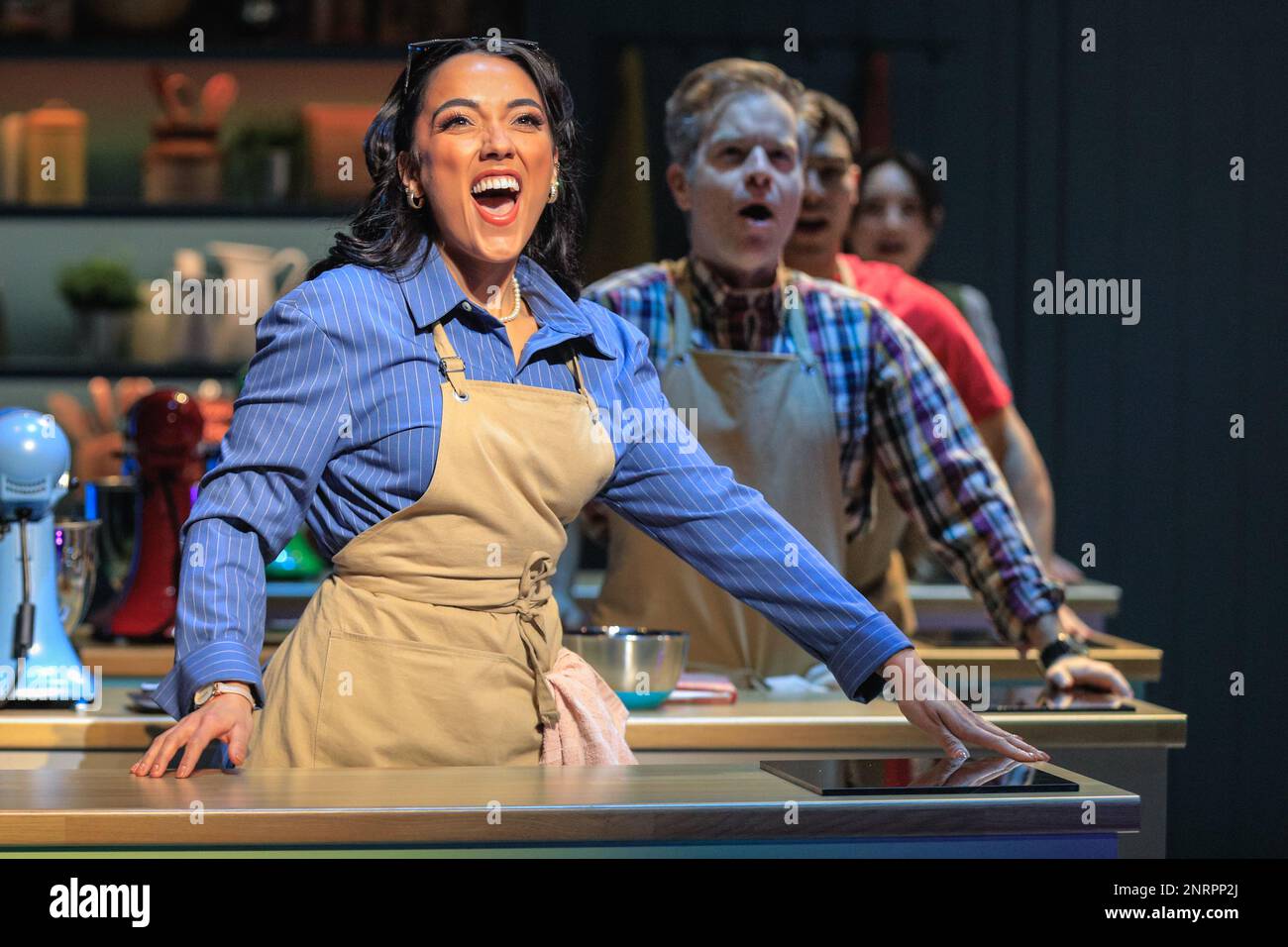 London, UK. 27th Feb, 2023. A scene from the new musical with Grace ...