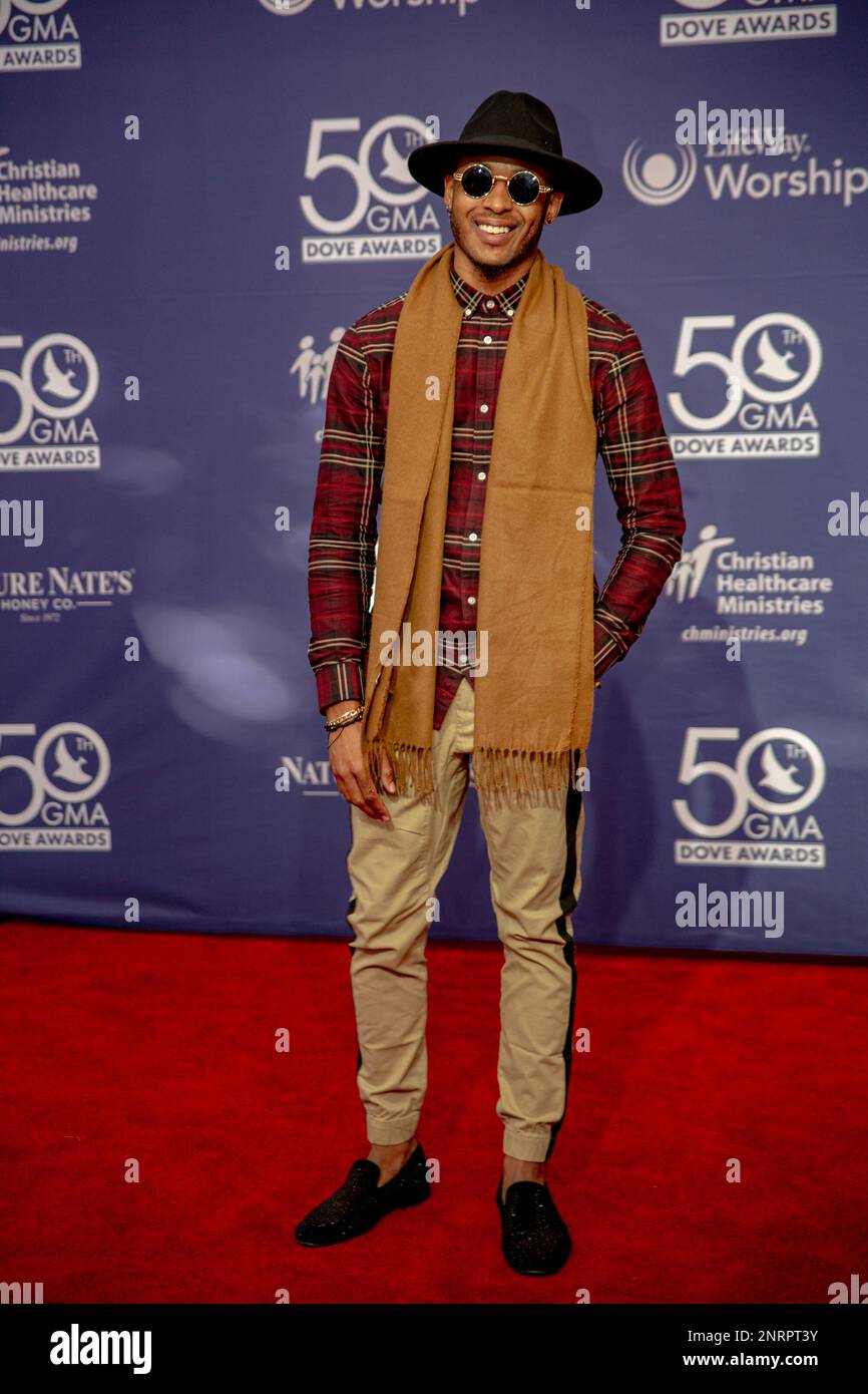 NASHVILLE, TN - OCTOBER 15: Tyler Little on the red carpet for the 50th ...