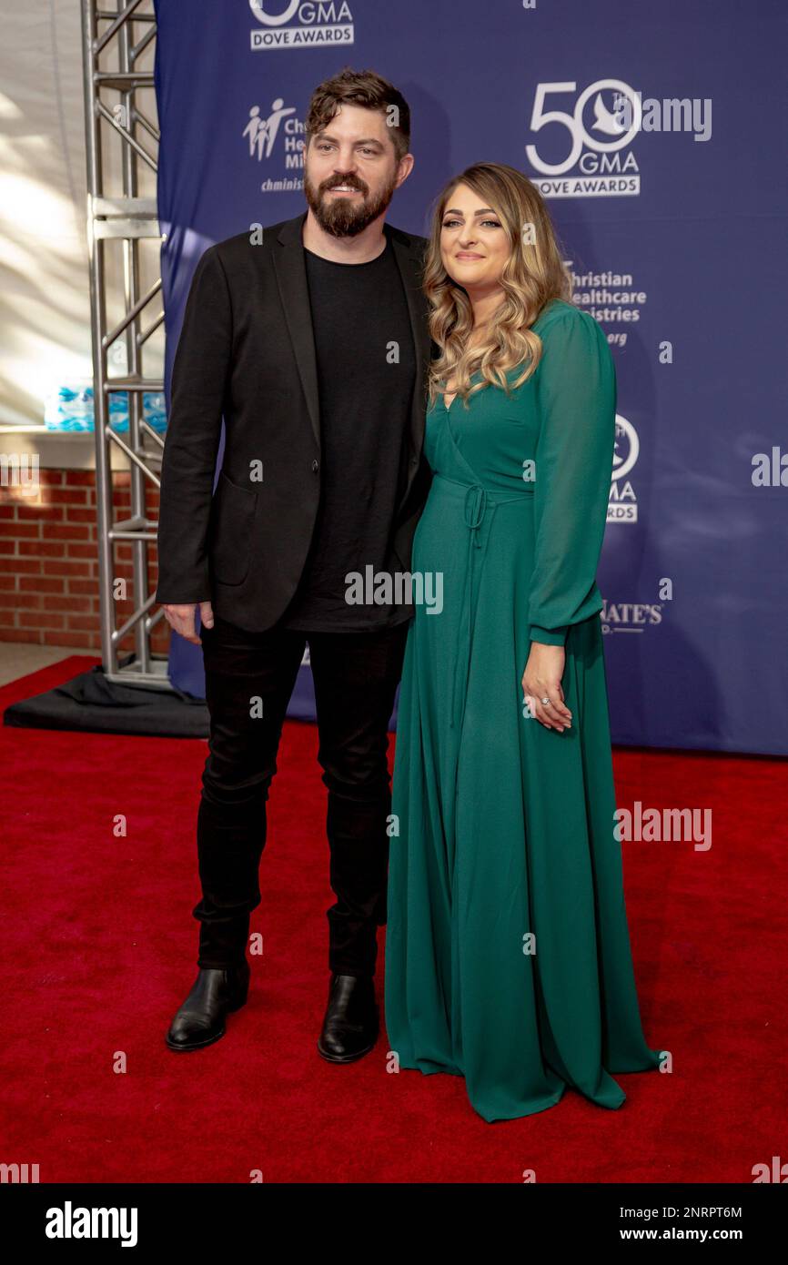 NASHVILLE, TN - OCTOBER 15: Josh Baldwin and Sheila Strite on the red ...