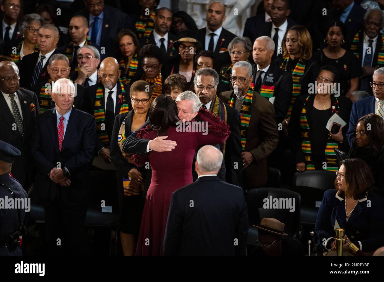 UNITED STATES - OCTOBER 24: Rep. Mark Meadows, R-N.C., hugs Maya ...