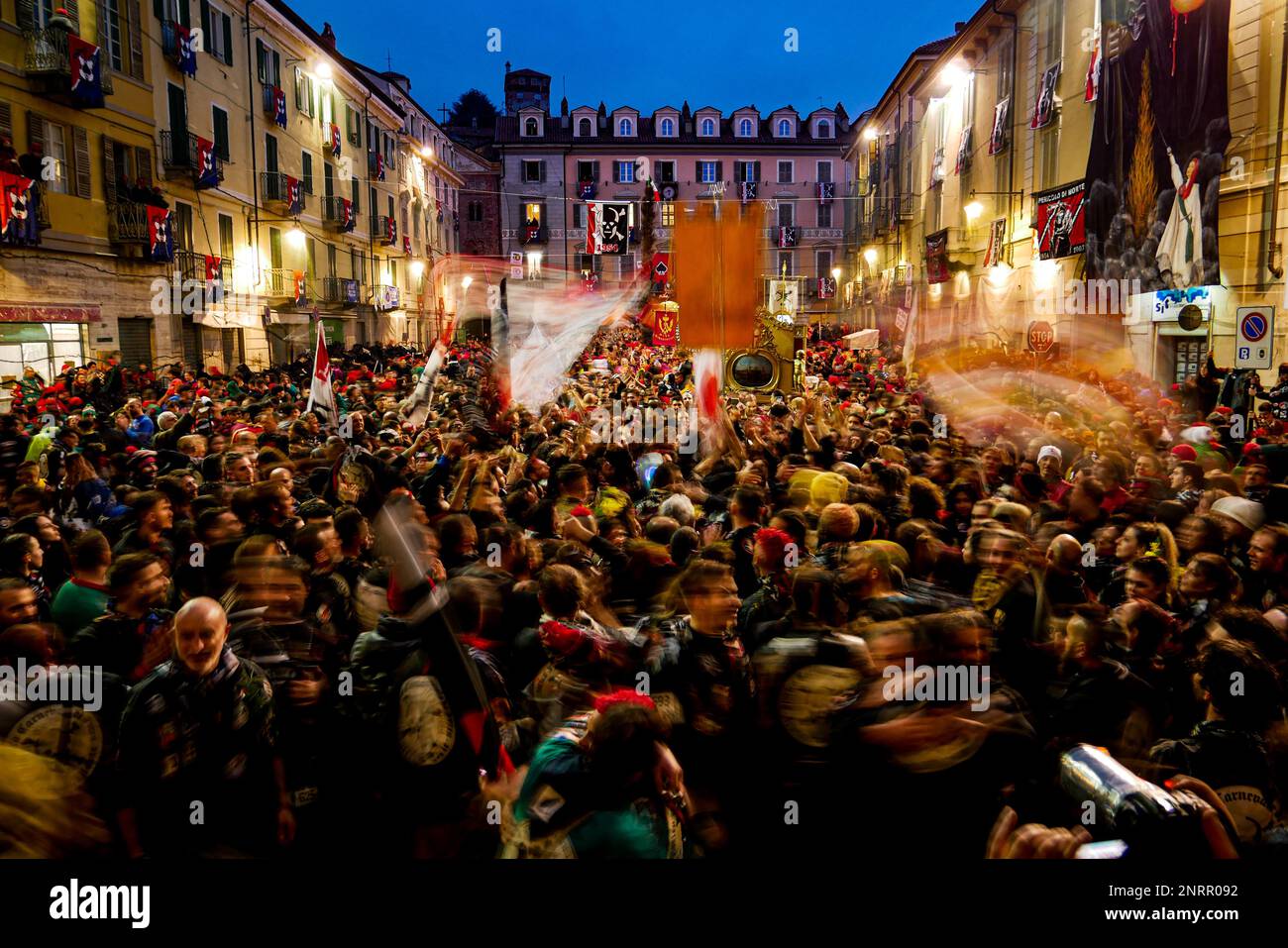 The historical carnival of ivrea 2023 Stock Photo - Alamy