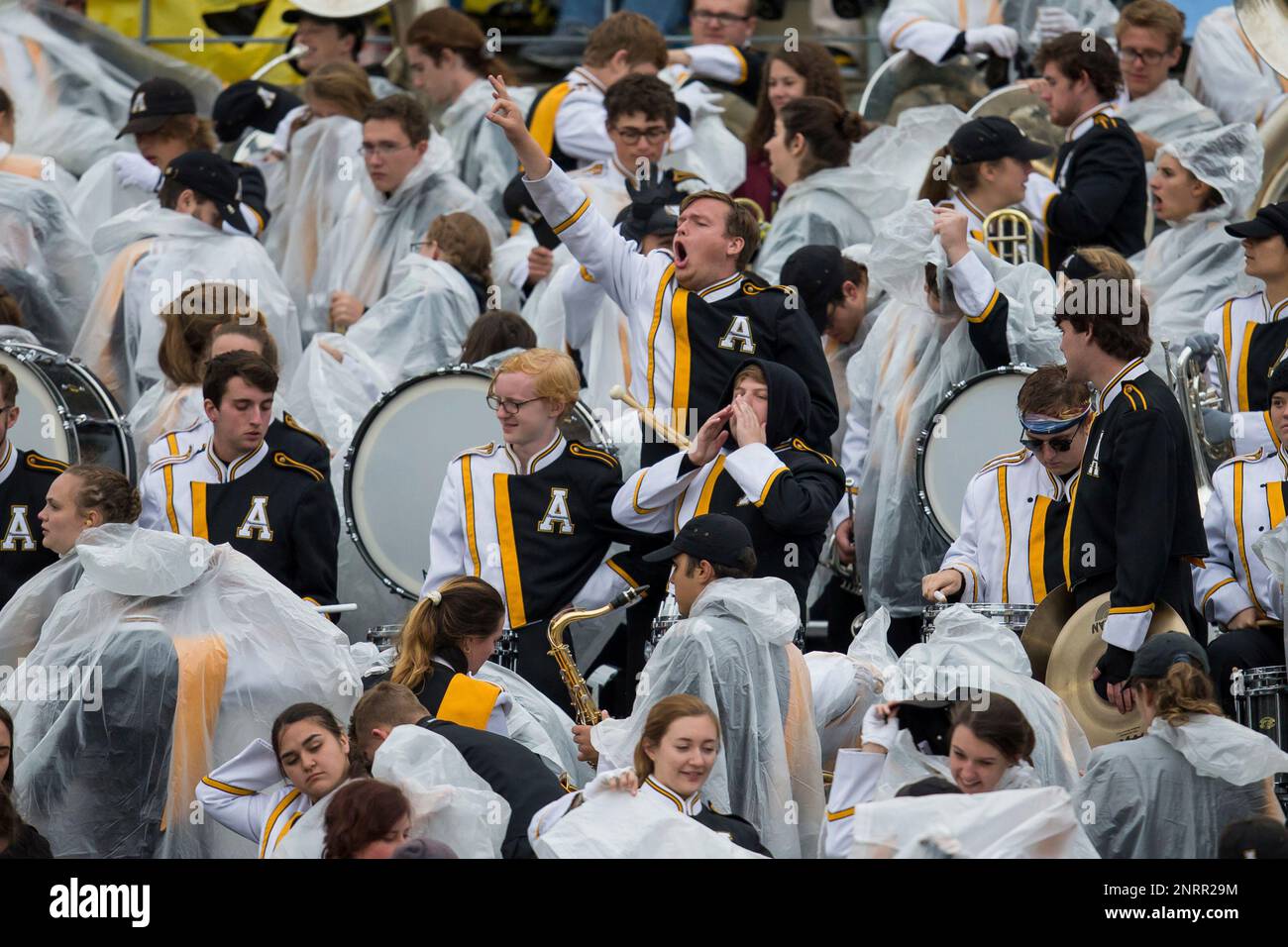 BOONE, NC - OCTOBER 19: A member of the Appalachian State University ...