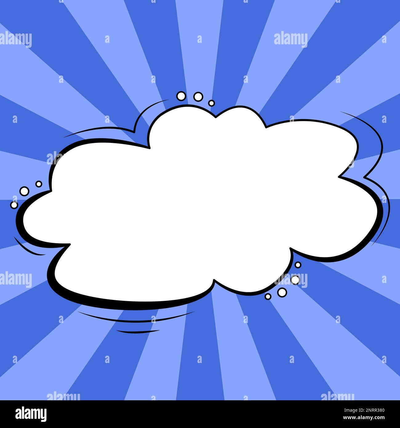 Comic Speech Bubble With Copy Space And Colorful Doodles. Design Of ...