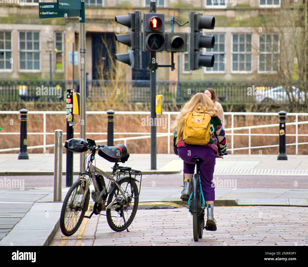 Glasgow, Scotland, UK 27th February, 2023. UK Weather: Dixon street the ...