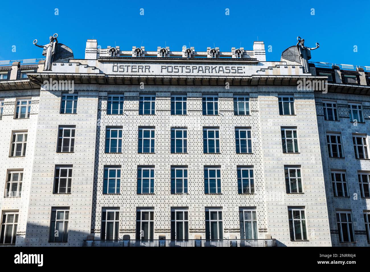 Vienna, Austria - October 18, 2022: Facade of the Austrian Postal ...