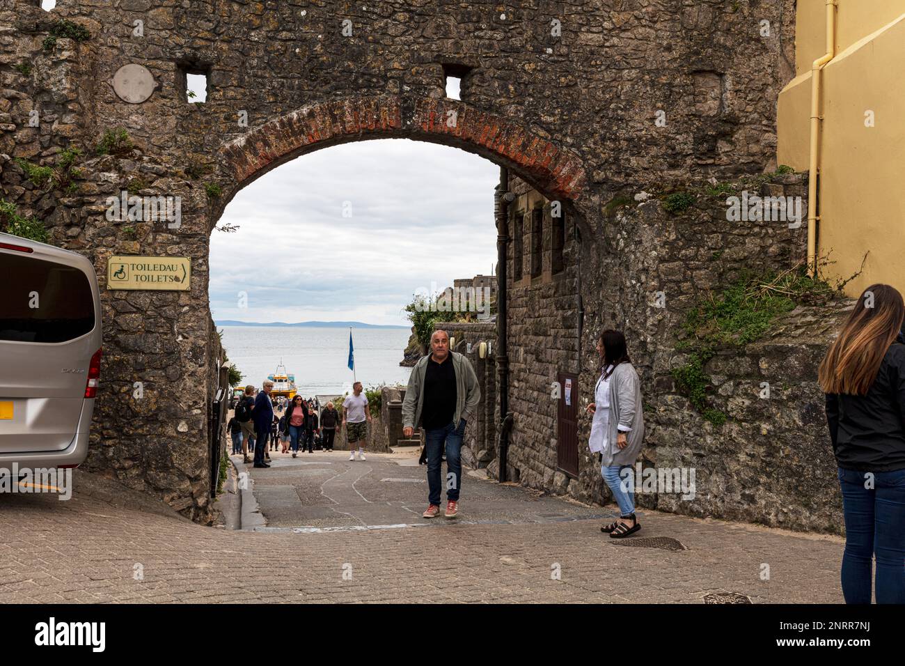 The Tenby town walls are Grade I-listed medieval defensive structures ...