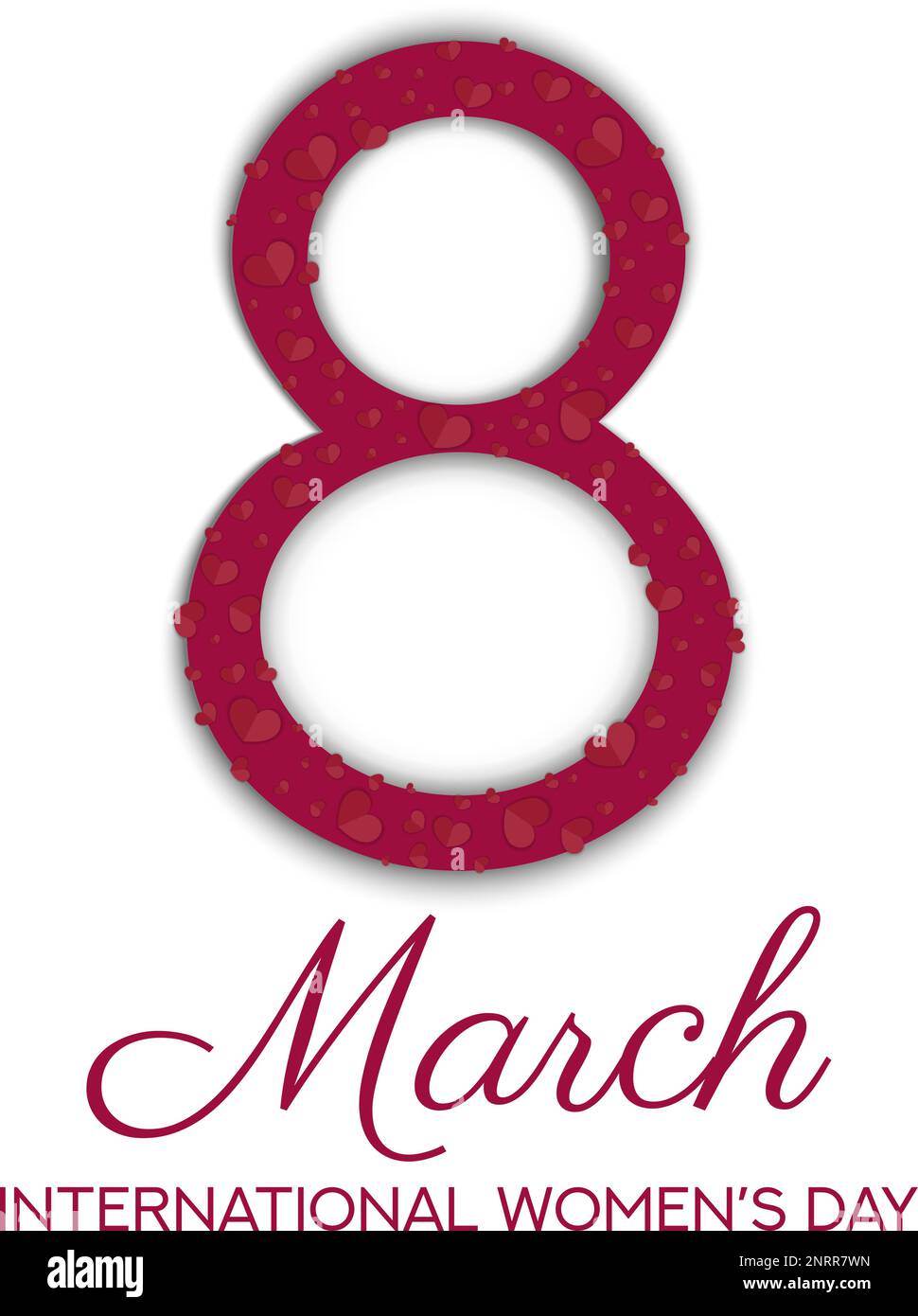 8 march background. International women's day decorations in paper art ...