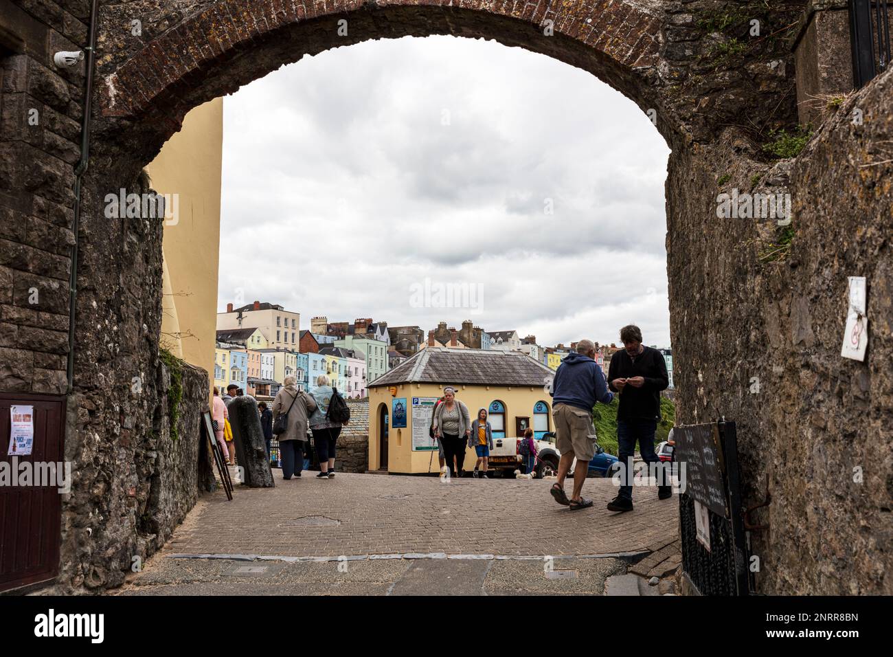 The Tenby town walls are Grade I-listed medieval defensive structures ...