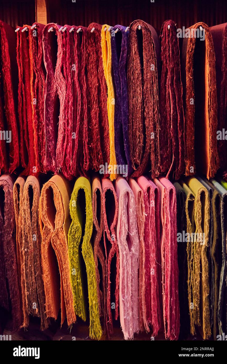 Hanji, traditional Korean paper, paper doll handmade from mulberry ...