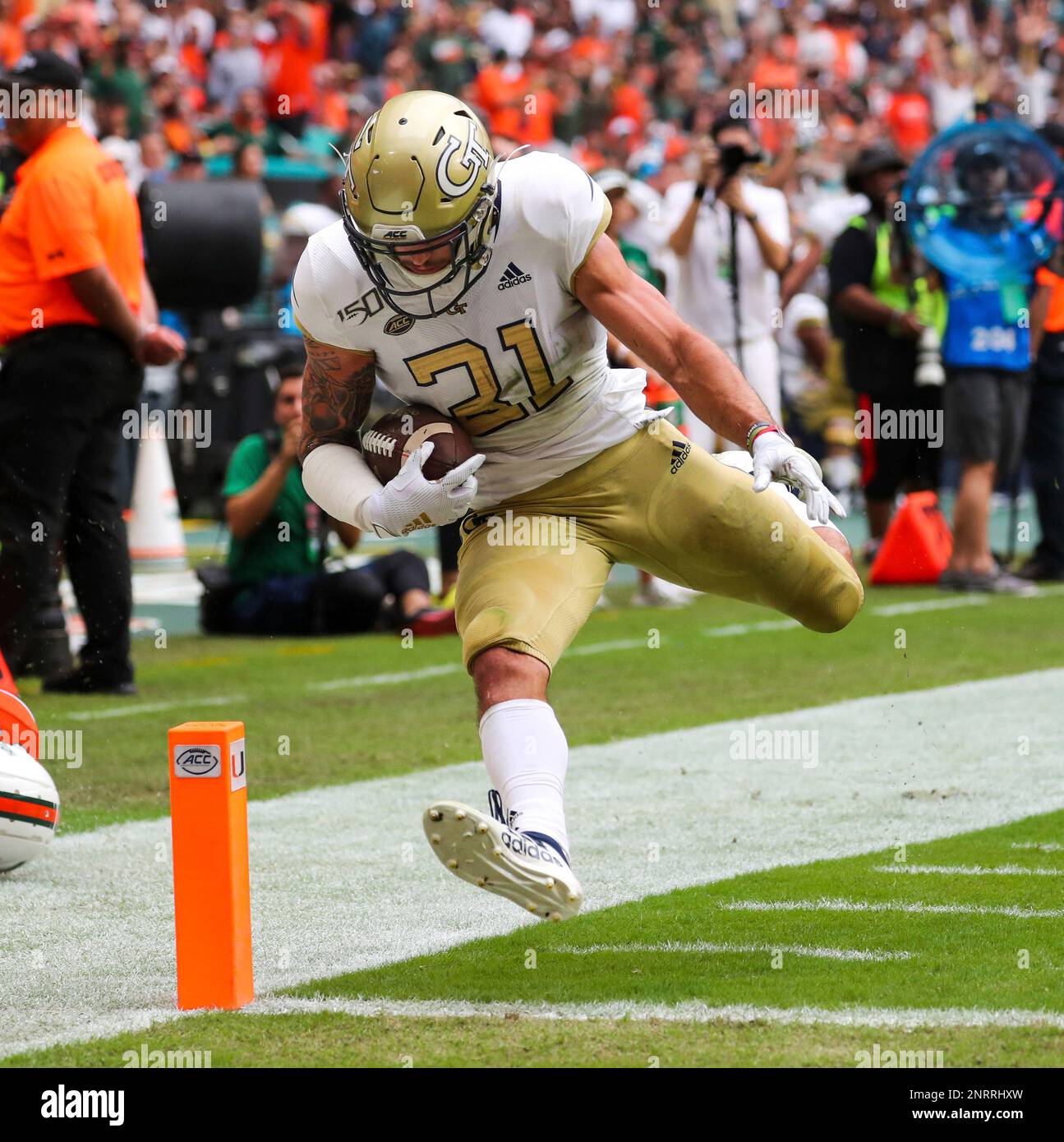 October 19, 2019: Georgia Tech Yellow Jackets running back Nathan ...