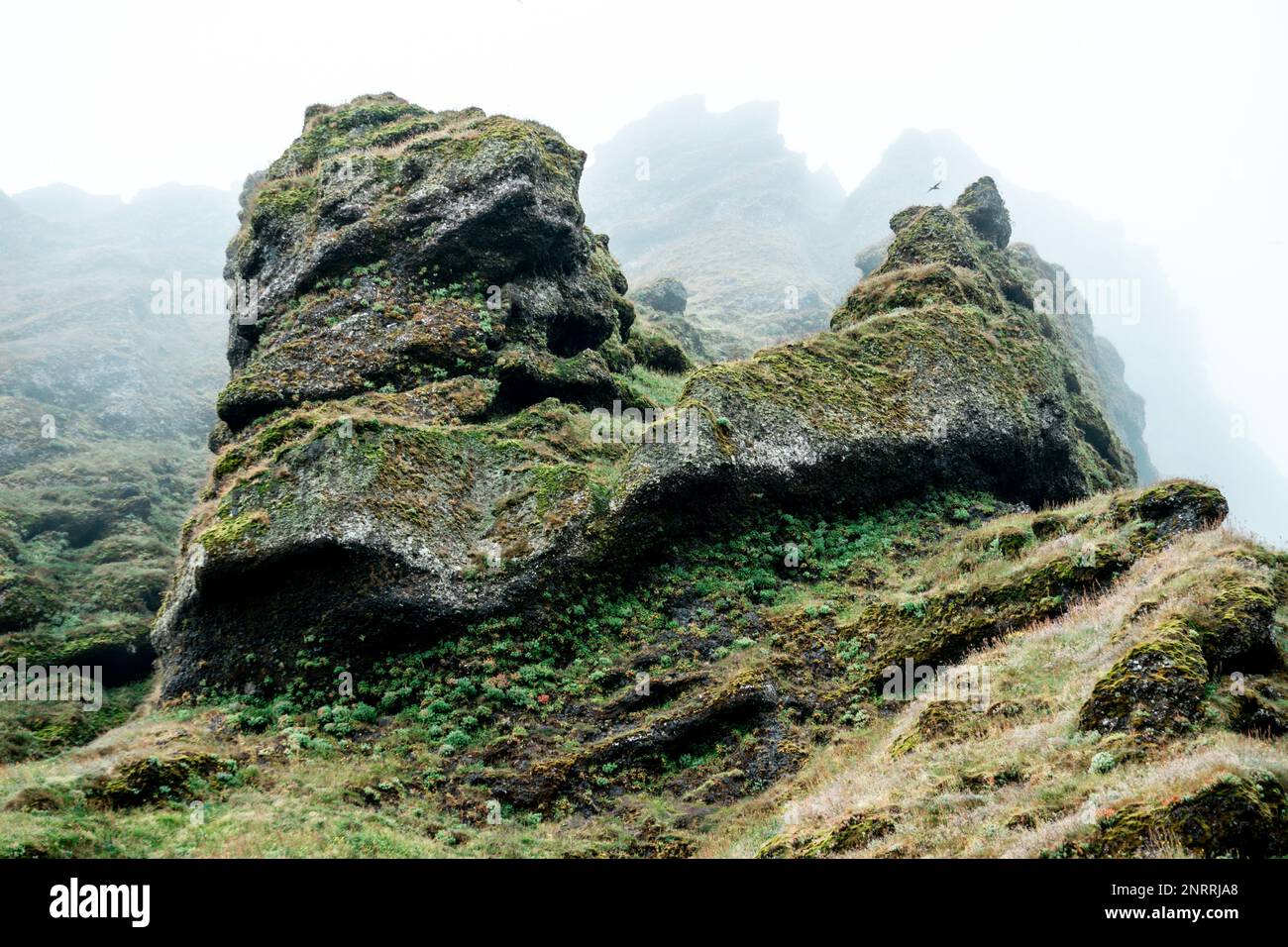 Rocks and Raudfeldsgja Gorge on Snaefellsnes Peninsula in Iceland Stock ...