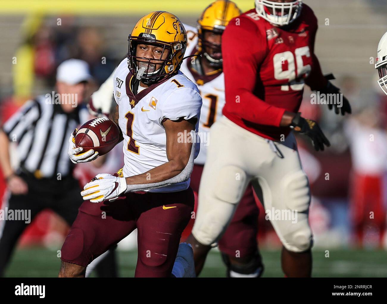 October 19, 2019: Minnesota Golden Gophers running back Rodney Smith (1 ...