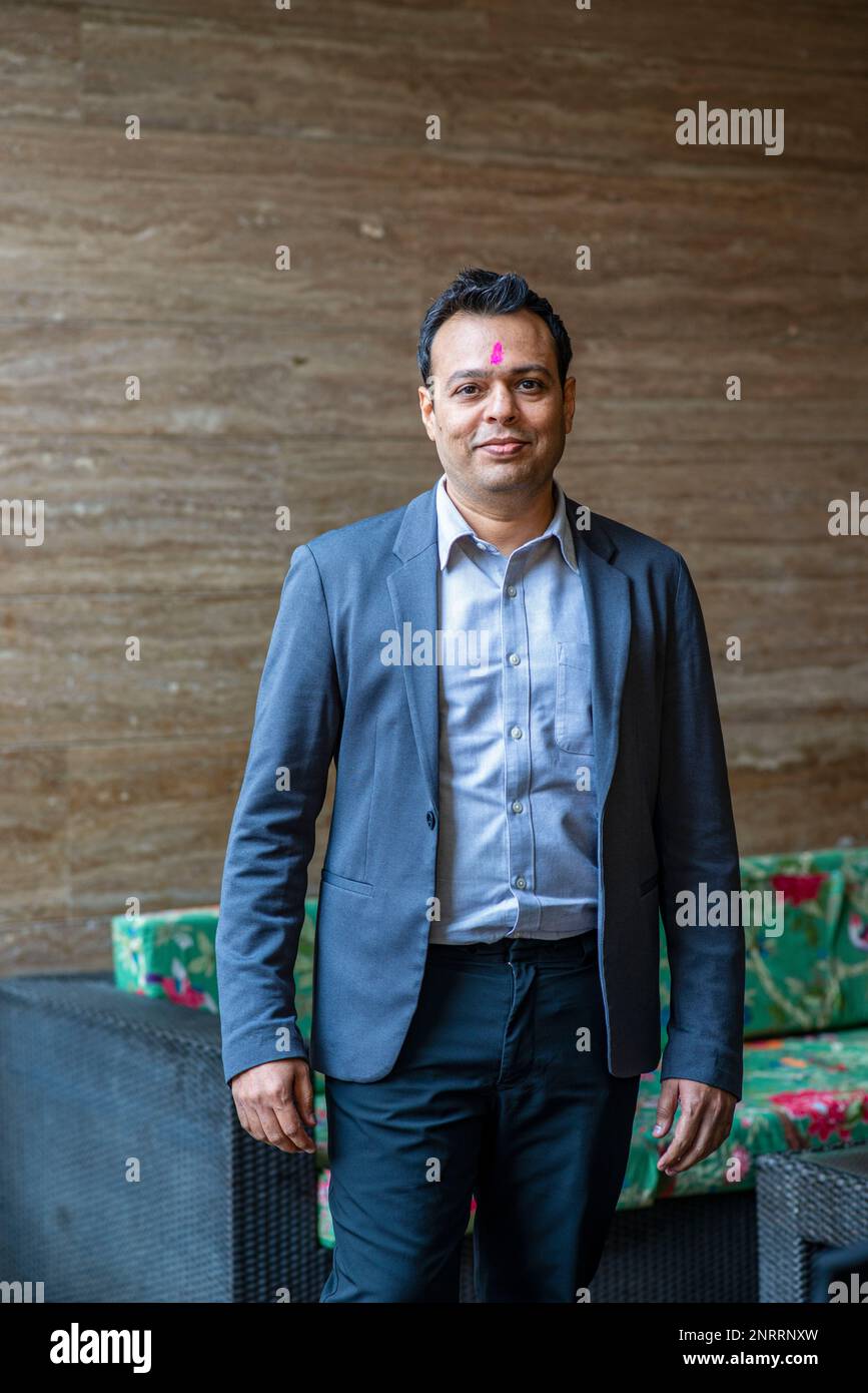 Bikram Duggal head of studios, Disney Star poses for photos during a ...