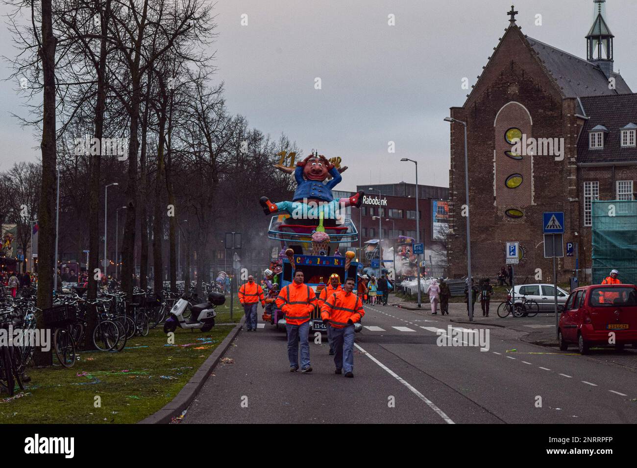 People celebrate the annual carnival celebration in Breda, Netherlands ...