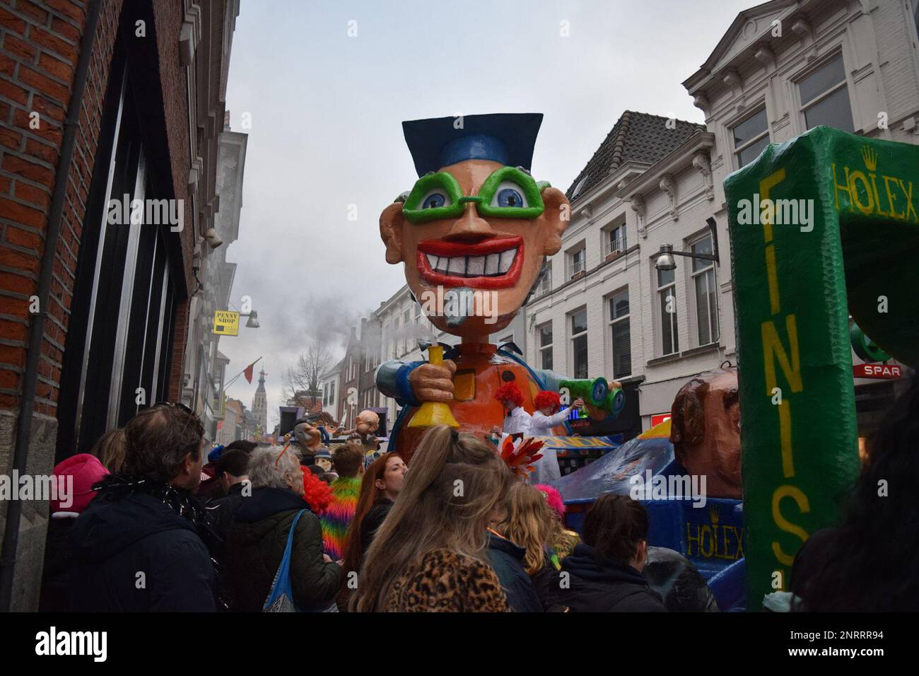 People celebrate the annual carnival celebration in Breda, Netherlands ...