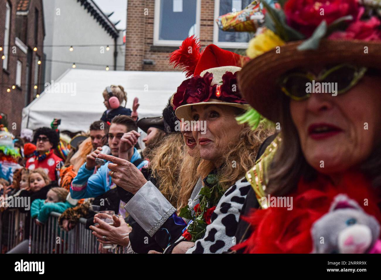 People celebrate the annual carnival celebration in Breda, Netherlands ...