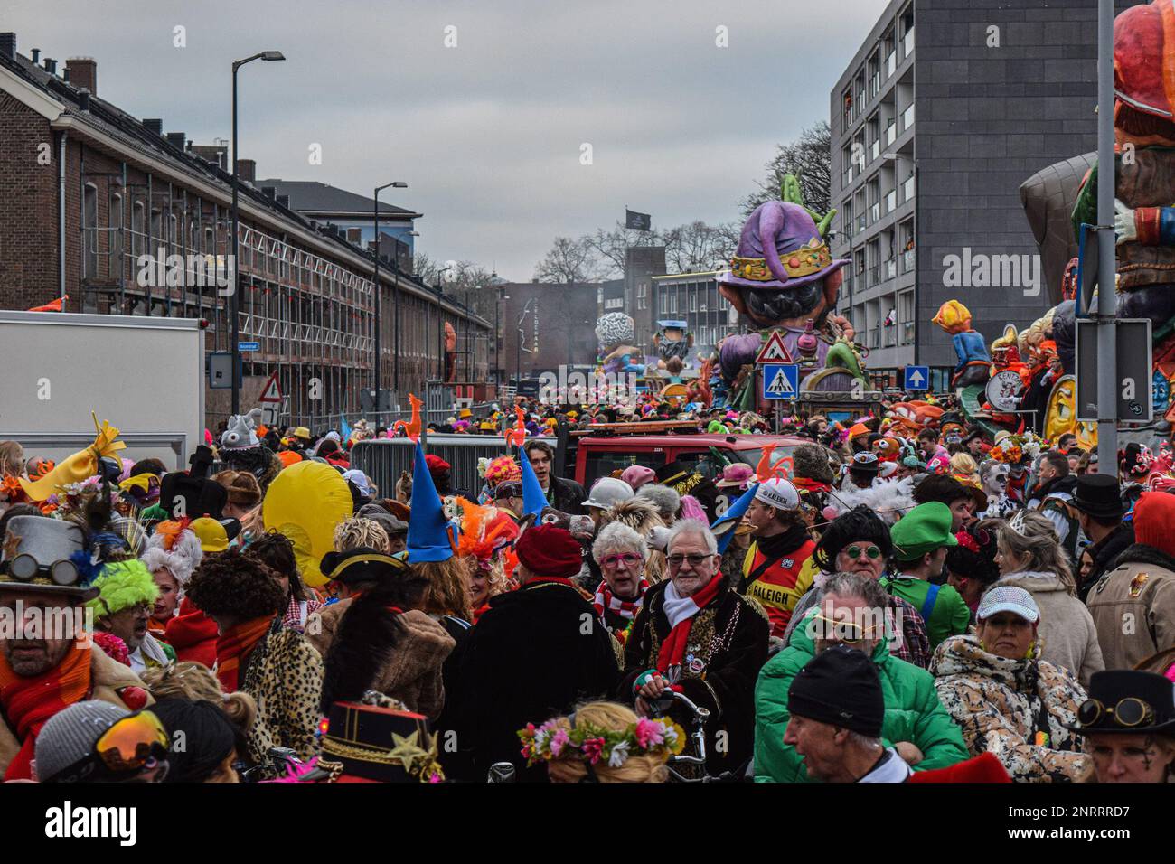 People celebrate the annual carnival celebration in Breda, Netherlands ...