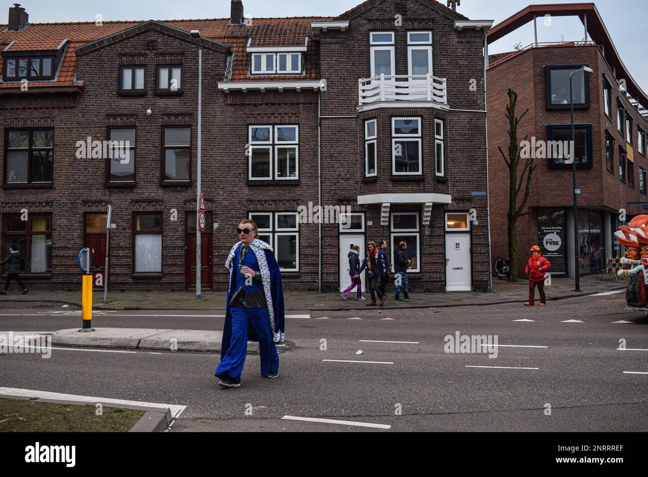 People celebrate the annual carnival celebration in Breda, Netherlands ...