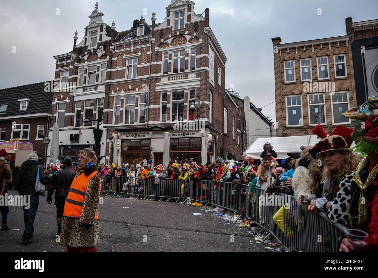 People celebrate the annual carnival celebration in Breda, Netherlands ...