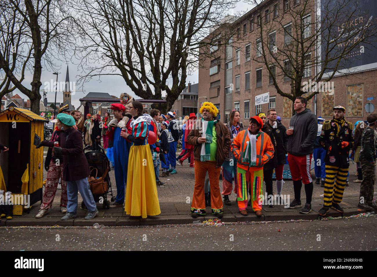 People celebrate the annual carnival celebration in Breda, Netherlands ...