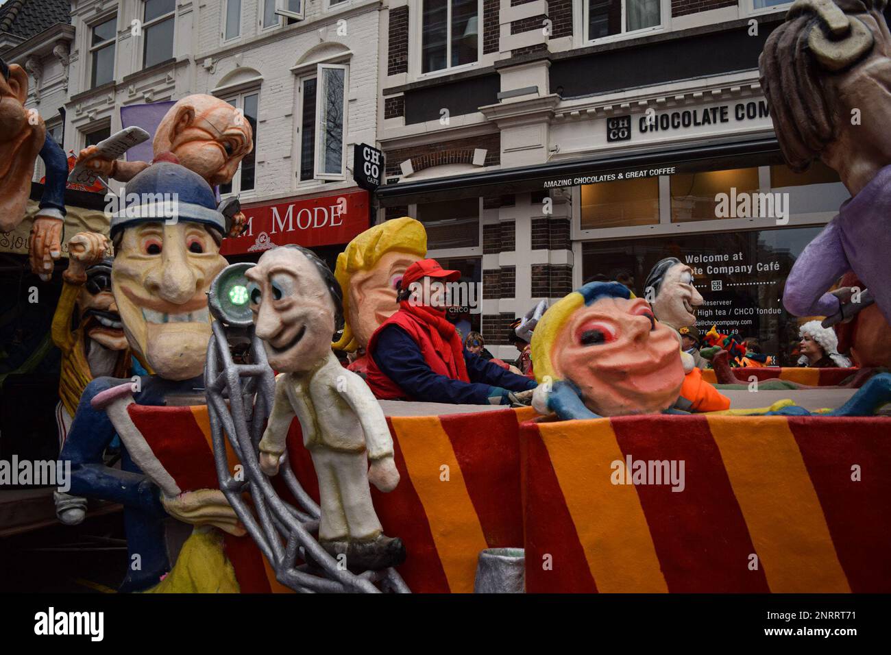 People celebrate the annual carnival celebration in Breda, Netherlands ...