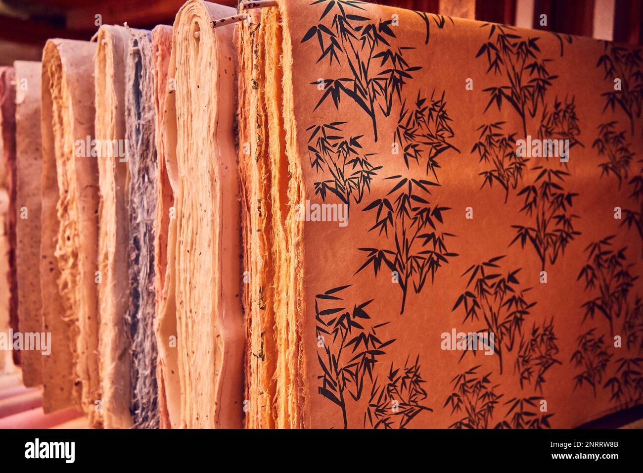 Hanji, traditional Korean paper, paper doll handmade from mulberry ...