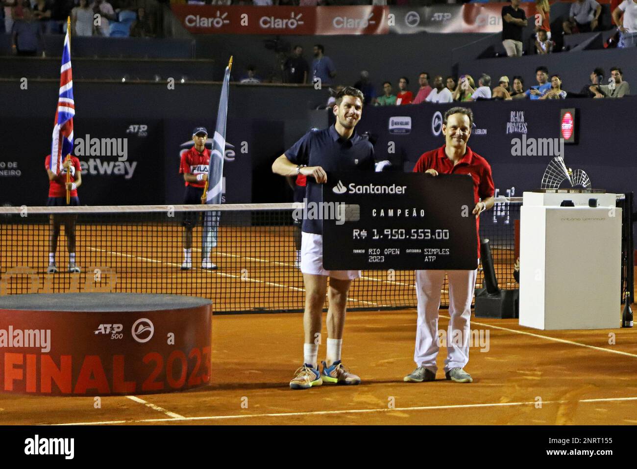 26th February 2023; Jockey Club Brasileiro, Rio, Brazil: ATP 500 Rio ...