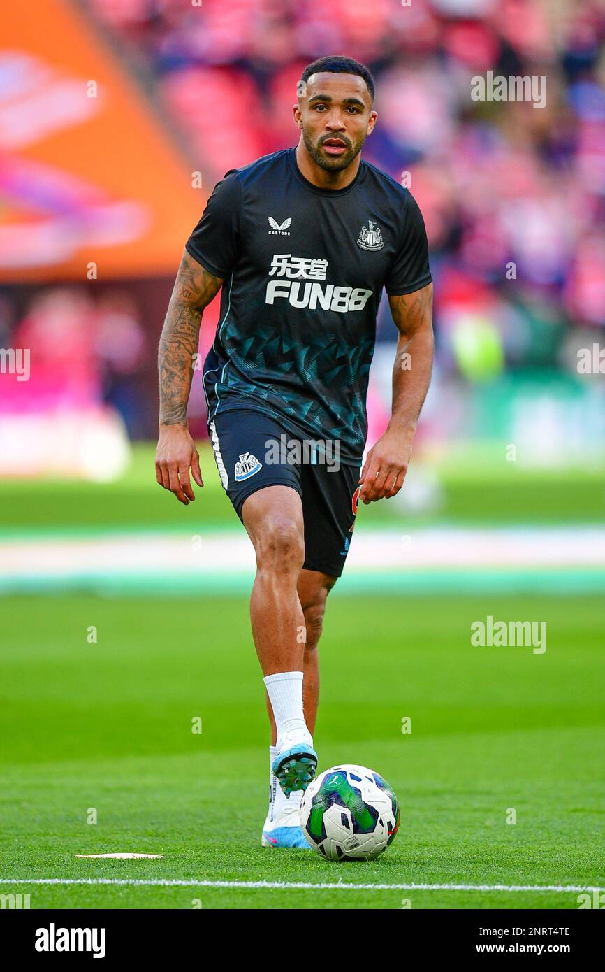 Manchester, UK. 26th Feb, 2023. Callum Wilson of Newcastle United ...