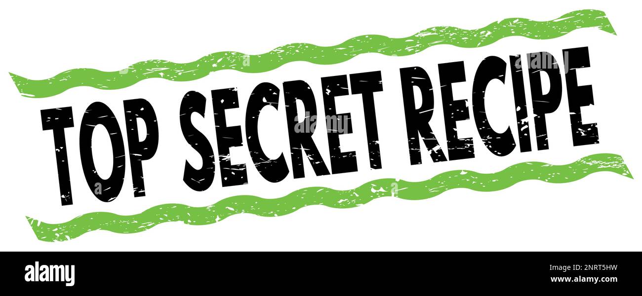 Secret recipe stamp hi-res stock photography and images - Alamy