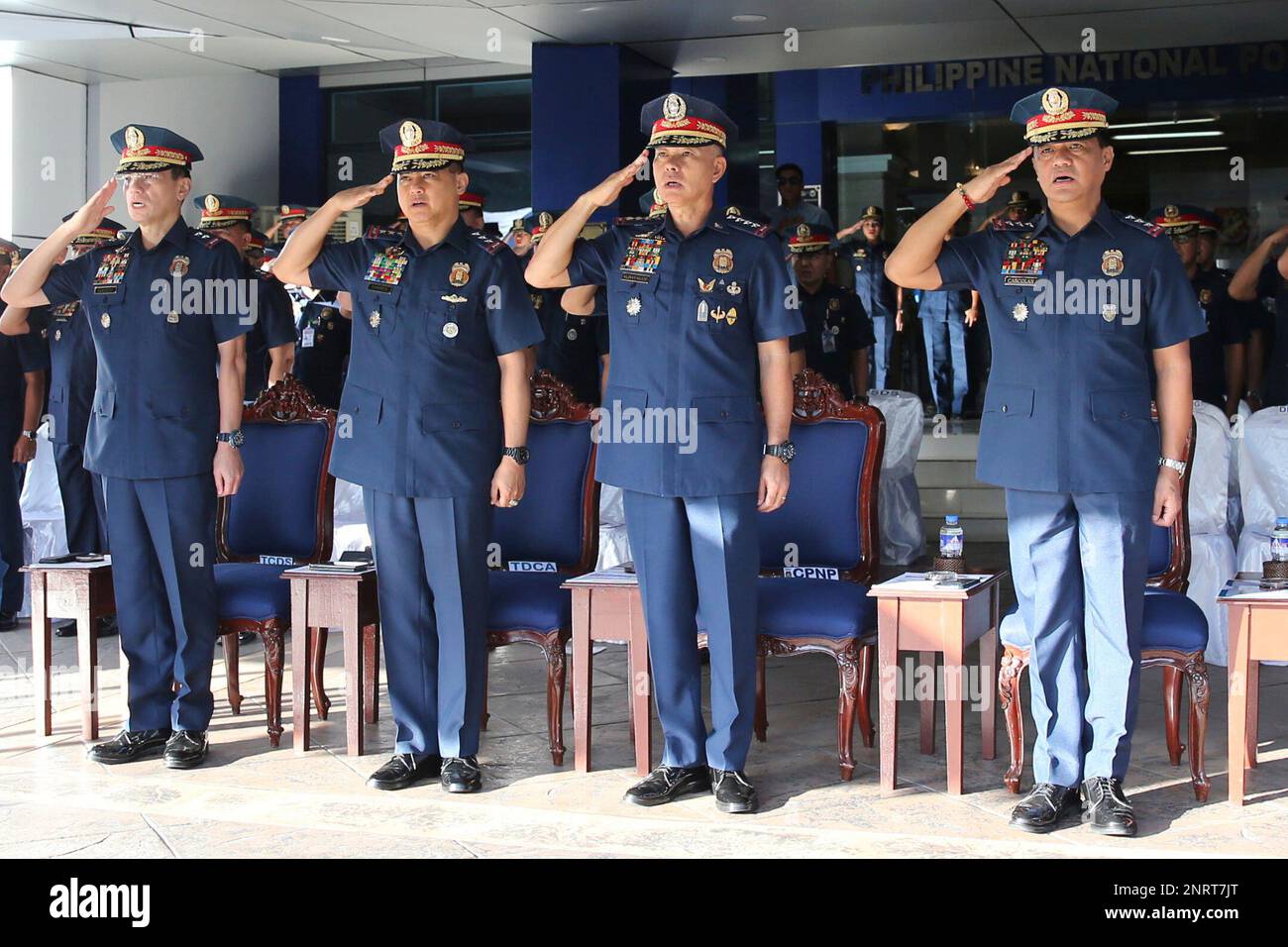 In this photo provided by Philippine National Police Public Information ...
