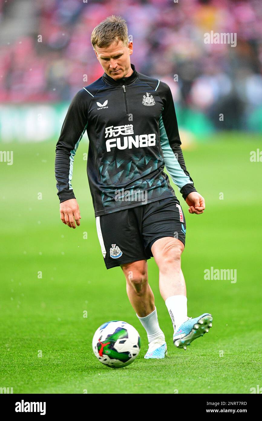 Manchester, UK. 26th Feb, 2023. Matt Ritchie of Newcastle United before ...