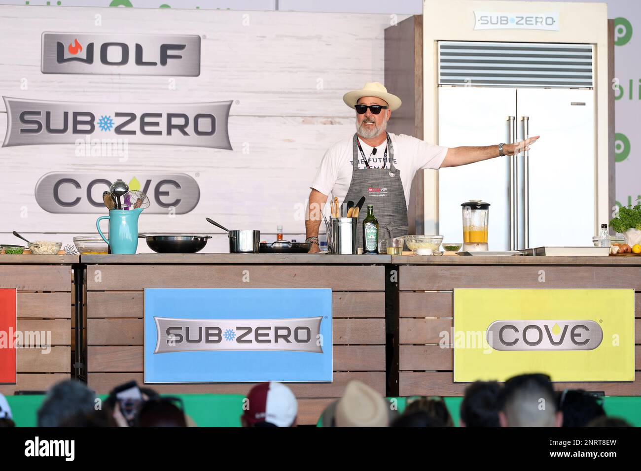 MIAMI BEACH, FL - FEBRUARY 26: Andrew Zimmern is seen during his ...