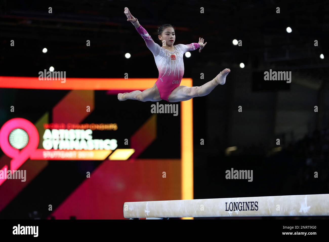 LI Shijia of China performs the final apparatus of Women's Balance Beam ...