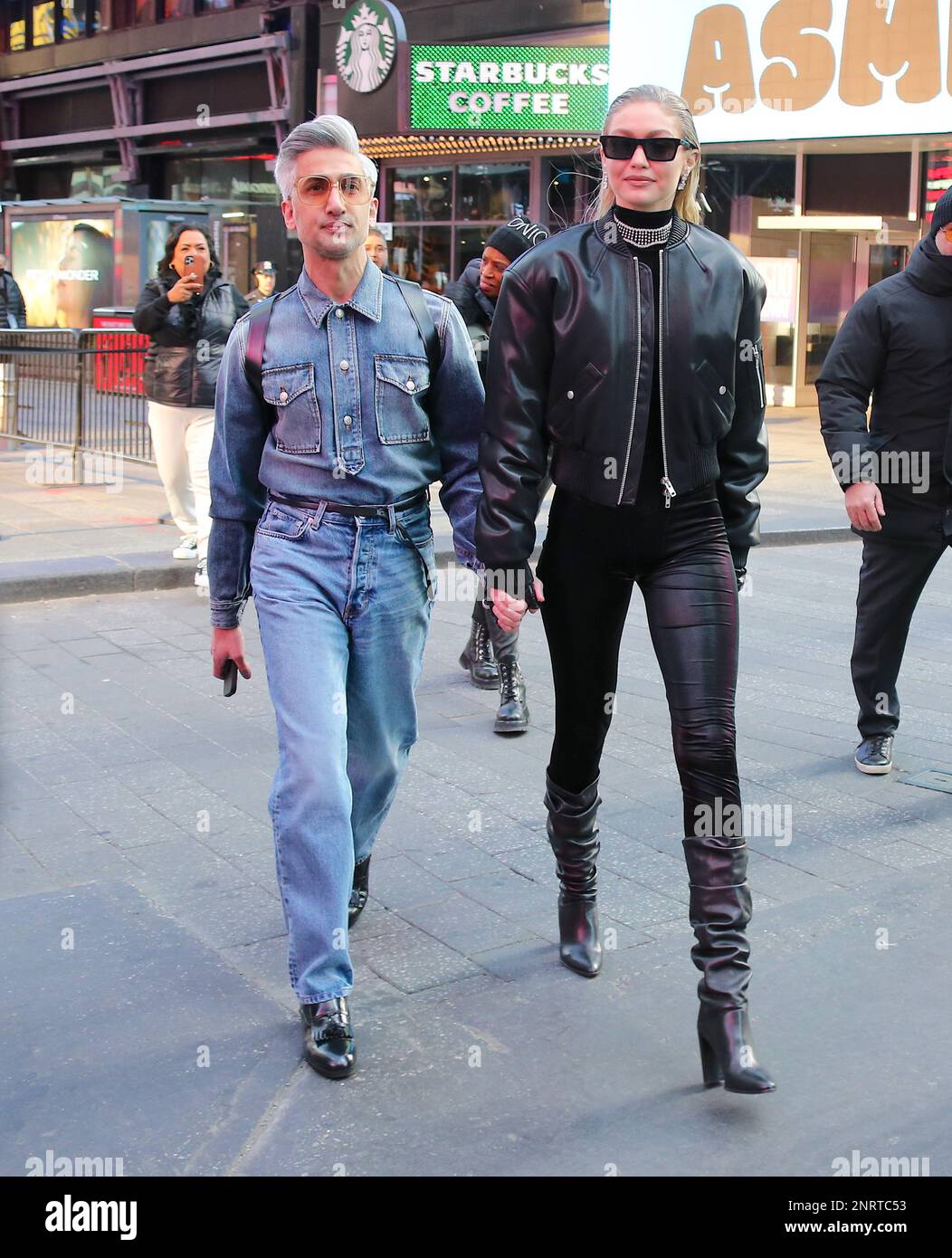 Top Model Gigi Hadid and Tam France promoting their new show "Next in ...