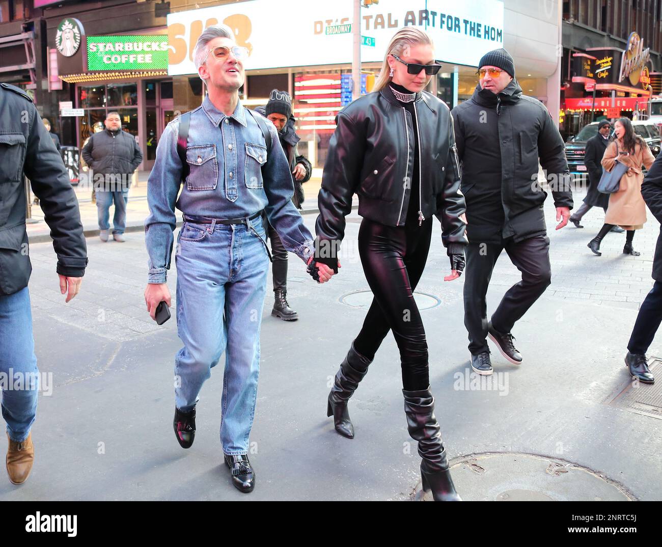 Top Model Gigi Hadid and Tam France promoting their new show "Next in ...