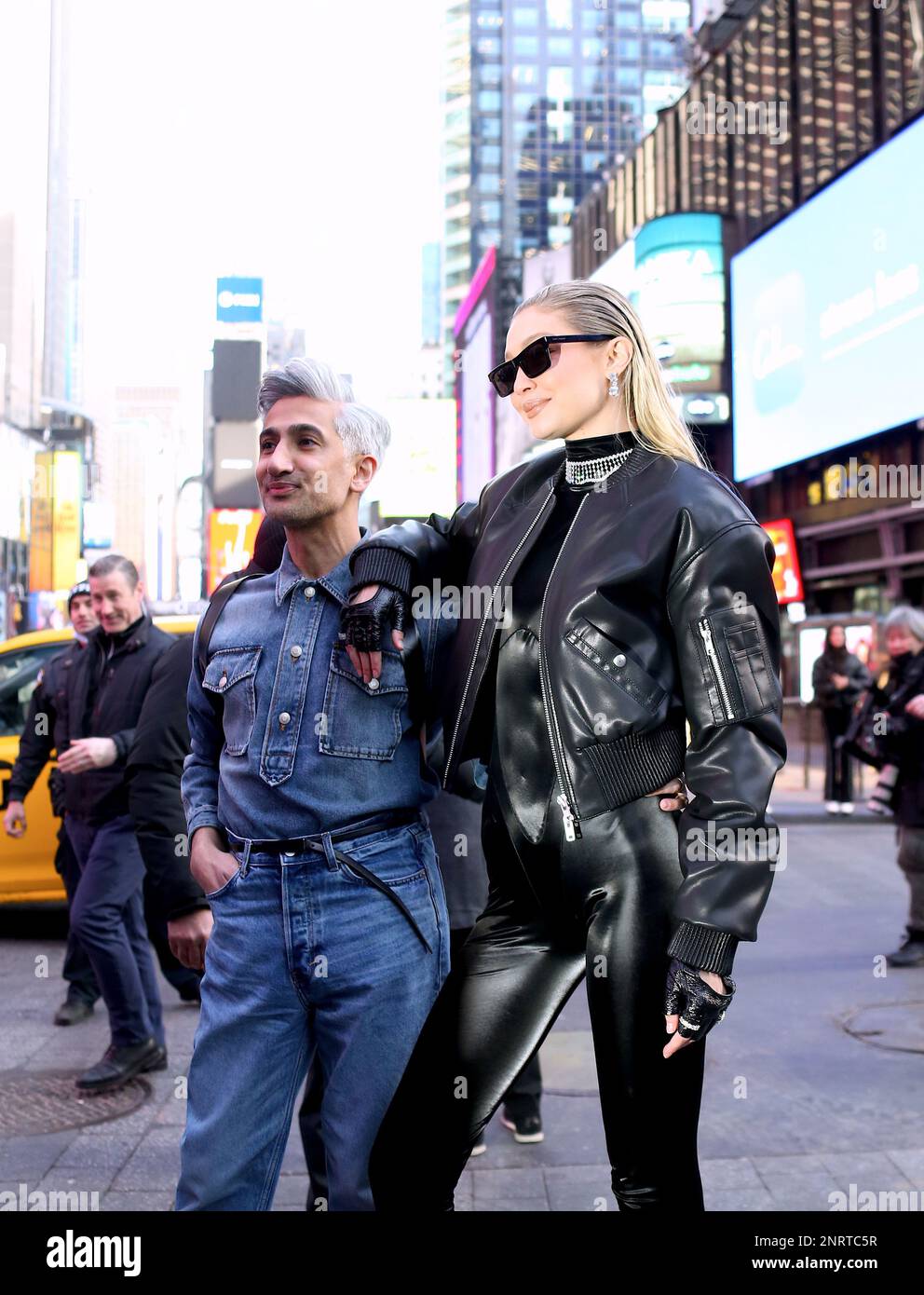 Top Model Gigi Hadid and Tam France promoting their new show "Next in ...