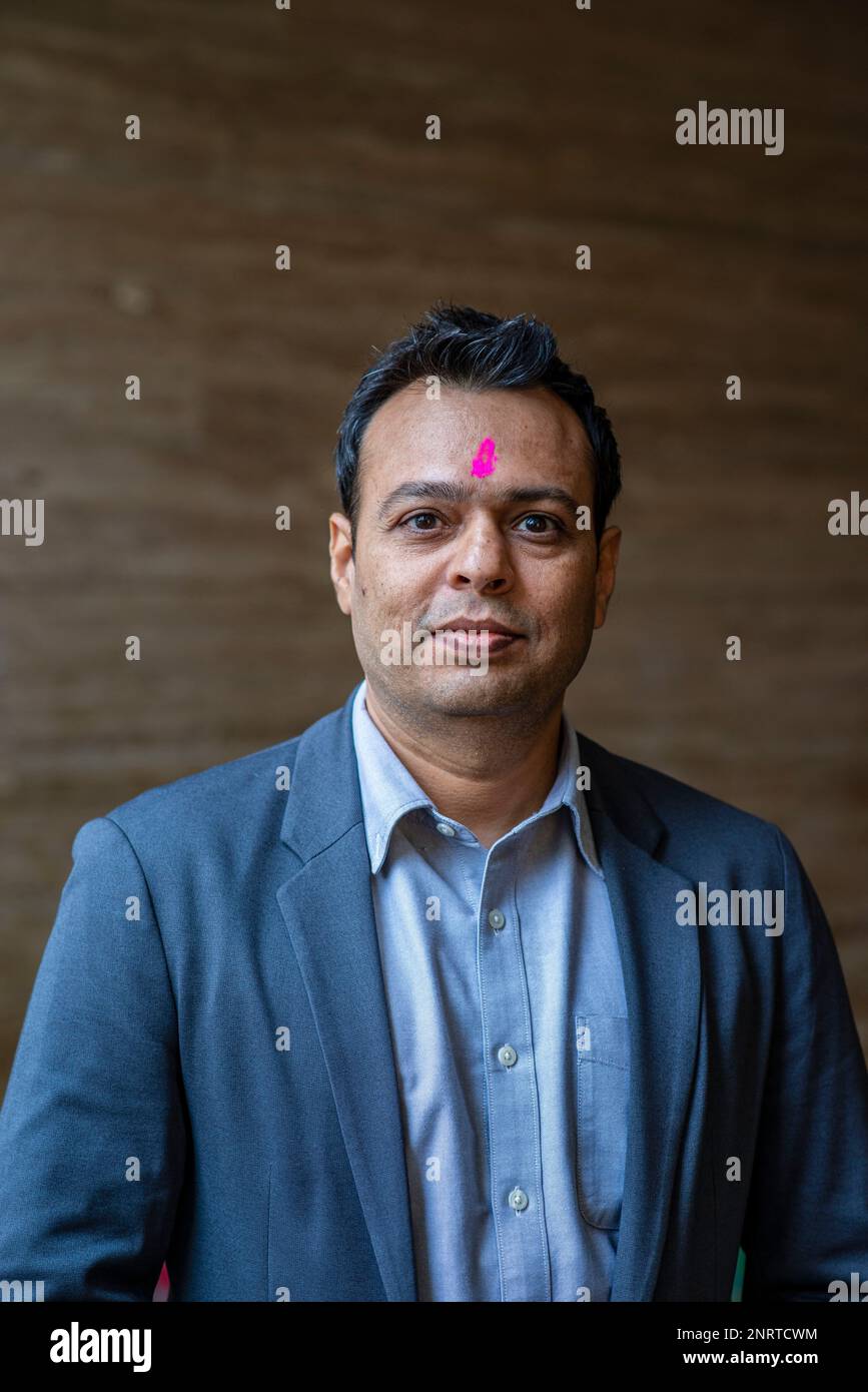 Bikram Duggal head of studios, Disney Star poses for photos during a ...