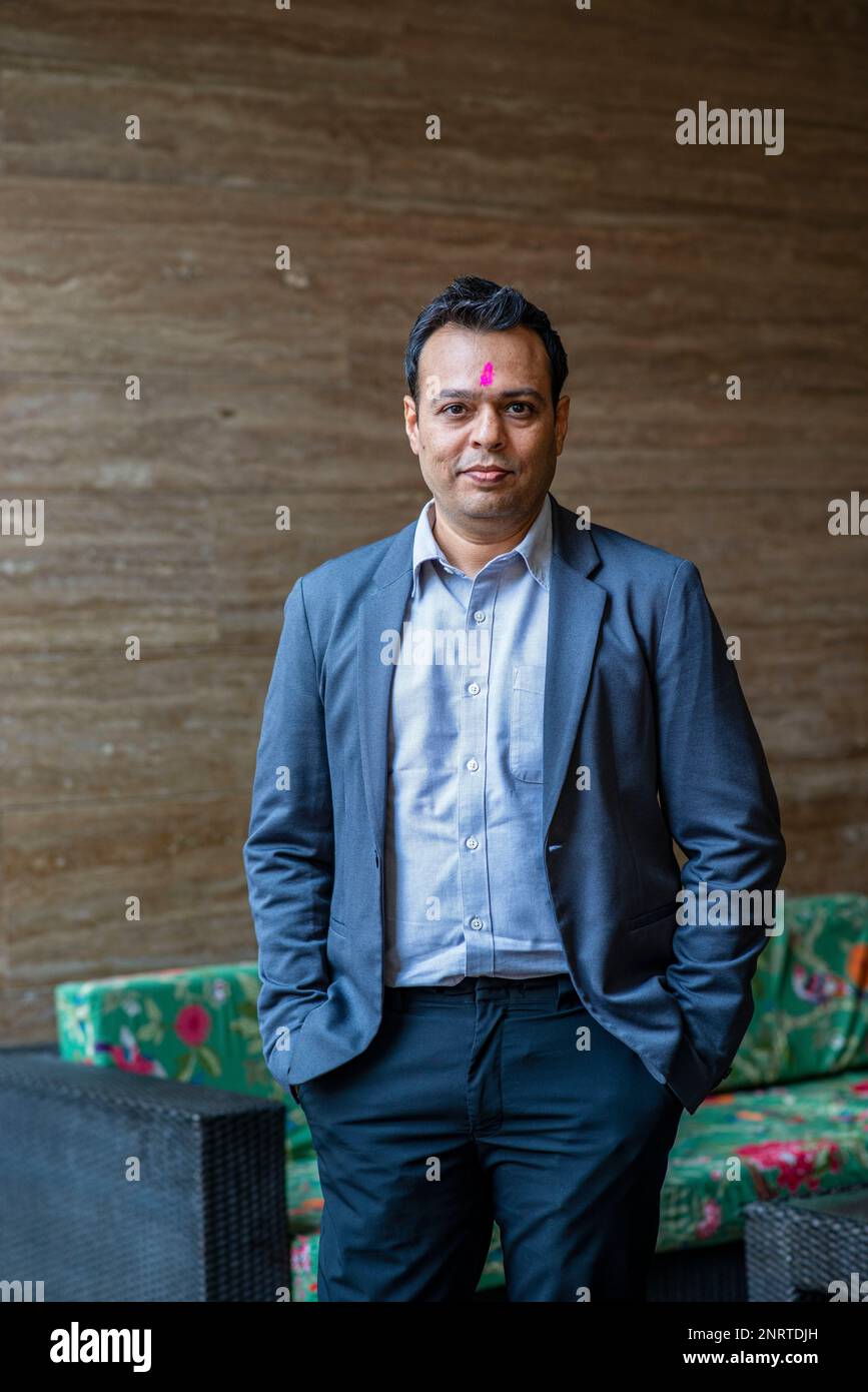 Bikram Duggal head of studios, Disney Star poses for photos during a ...