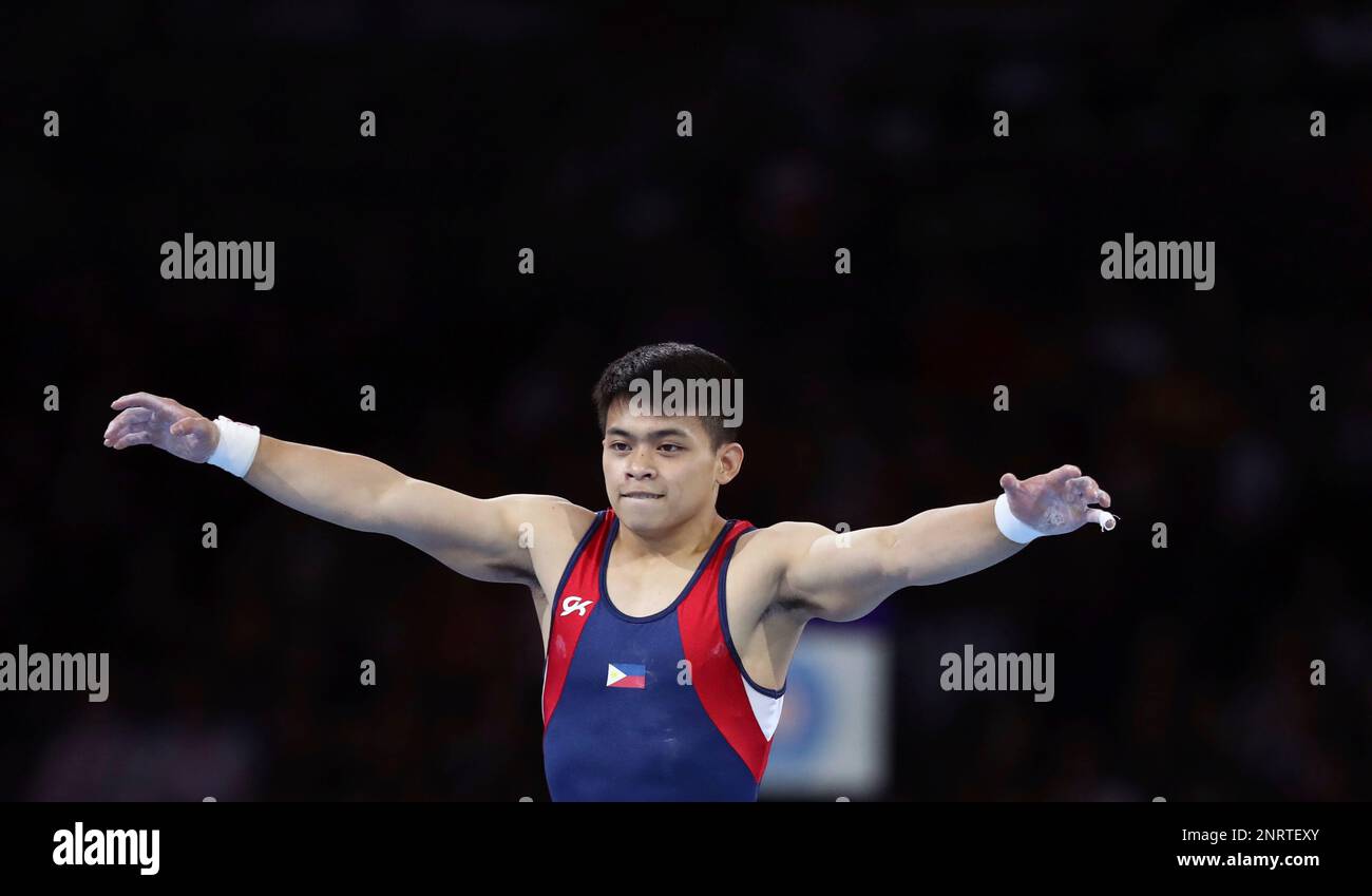 Carlos Edriel Yulo of Philippines performs during final apparatus of ...